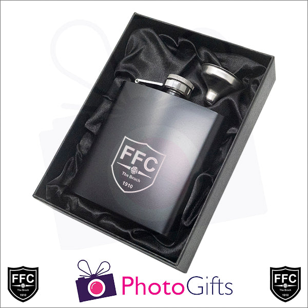 Fraserburgh Football Club 6oz Hip Flask | Custom Hip Flasks – Photogifts