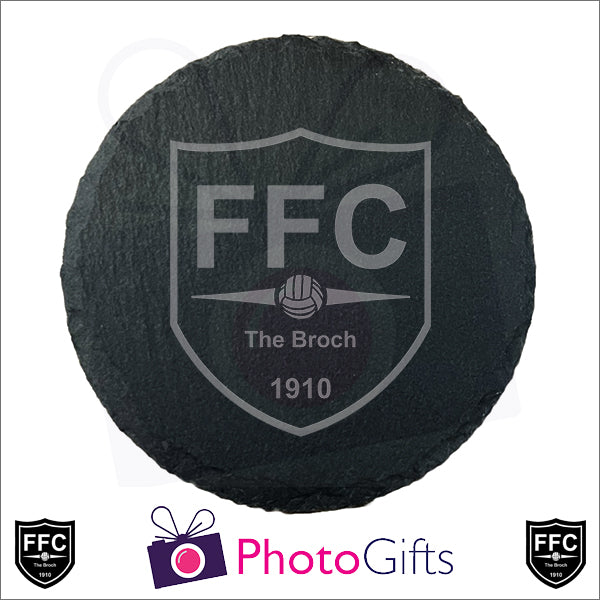 Fraserburgh Football Club Slate Coasters | Custom Coasters – Photogifts