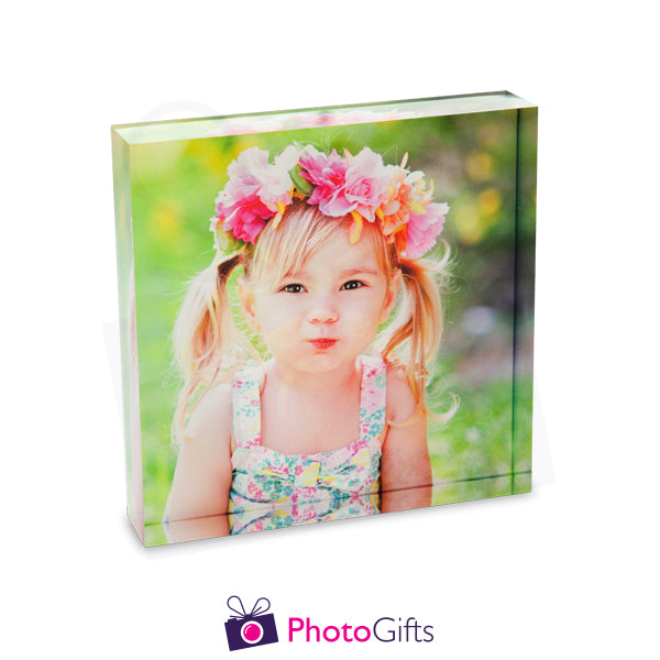7x7" Square Acrylic Block | Custom Acrylic Photo Block – Photogifts
